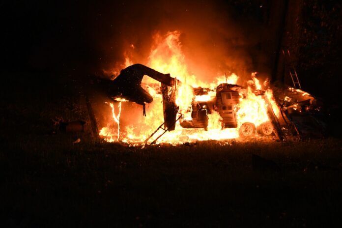 RV goes up in flames in Quesnel : My Prince George Now